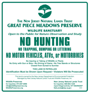 Rules and Regulations – Wildlife Preserves
